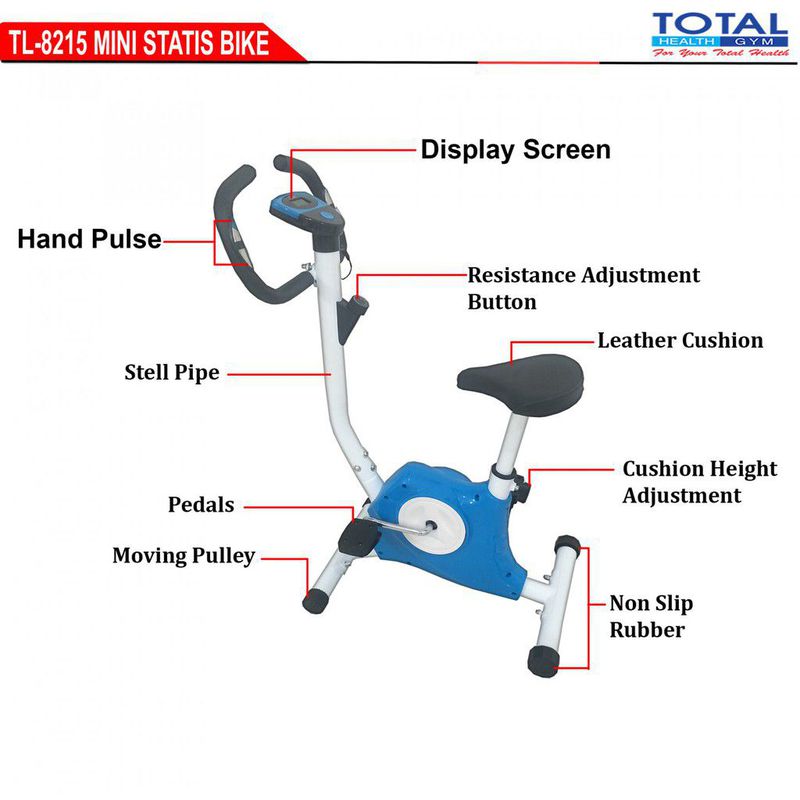 sepeda statis mini statis bike type tl-8215