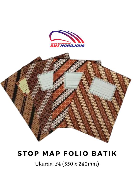 Stopmap Batik Folio Biasa (Harga sudah termasuk Pajak dan Ongkir)