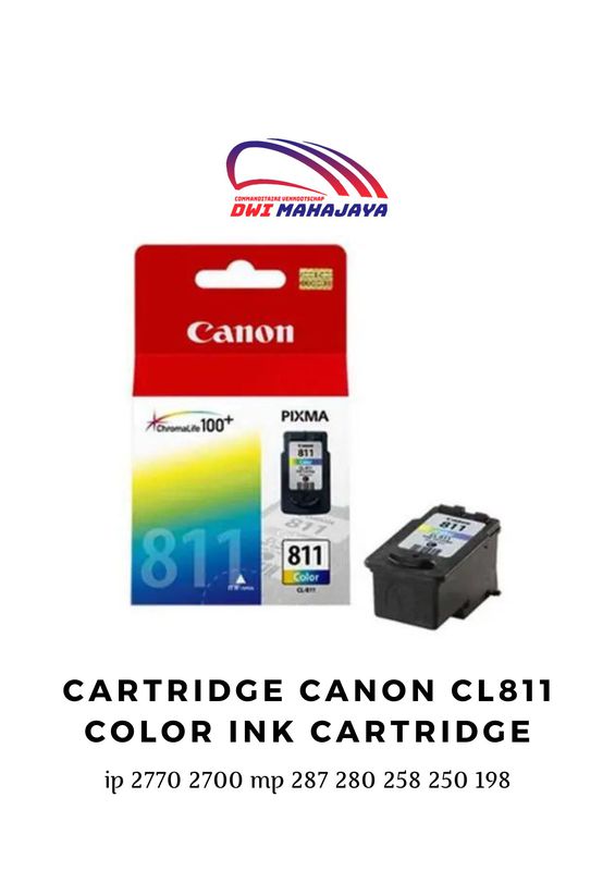 Cartridge Canon CL811 Color ink cartridge ip 2770 2700 mp 287 280 258 ...