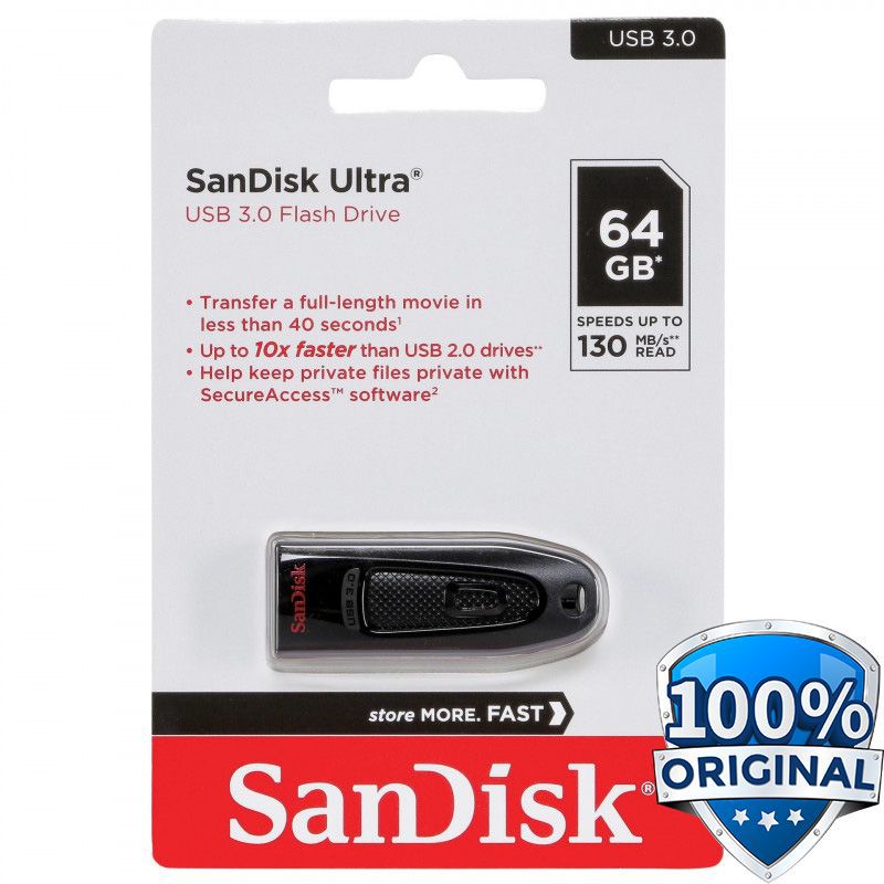 FLASHDISK SANDISK ULTRA USB 3.0 FLASH DRIVE 64GB