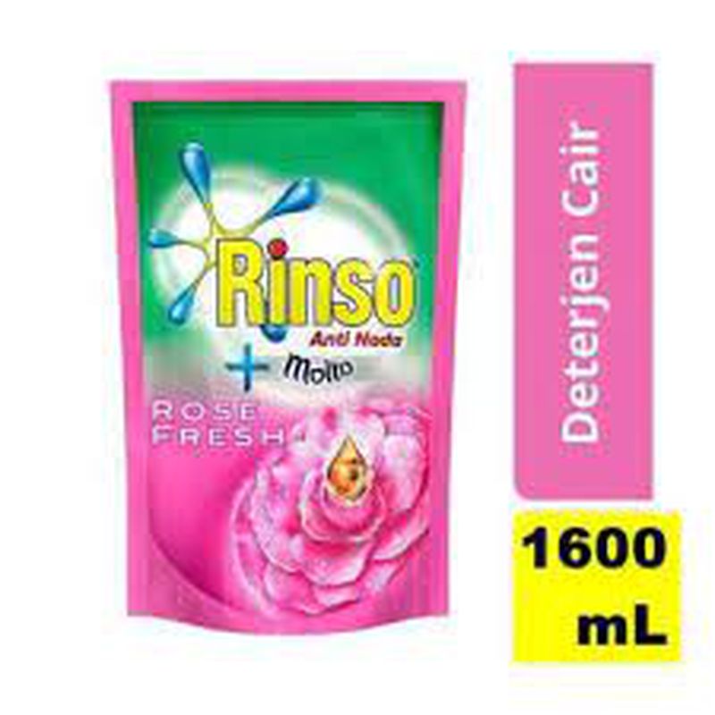 Rinso Cair + Molto Rose Fresh 1,6 L