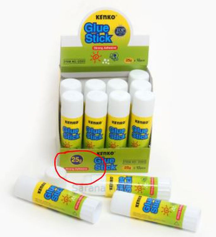 Lem Stik Besar Kenko 25 Gram
