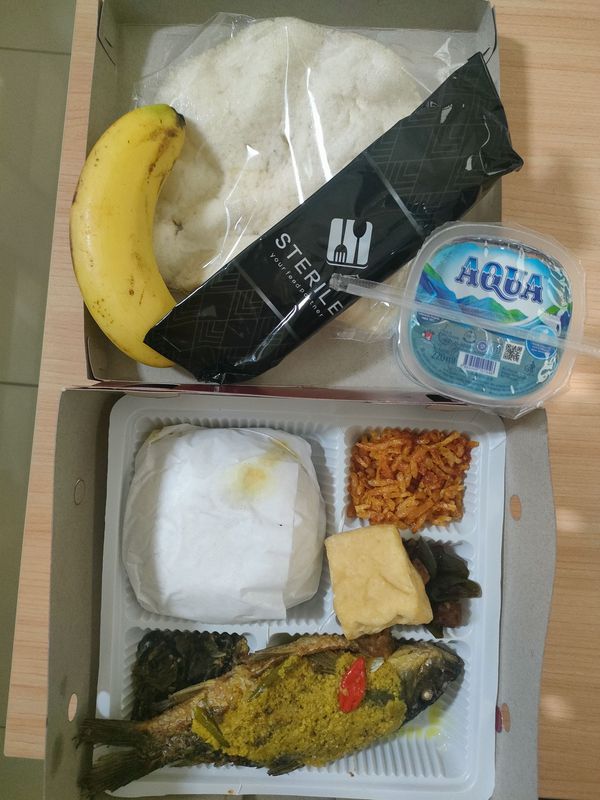Paket Nasi Box 13 : Nasi Ikan Pepes