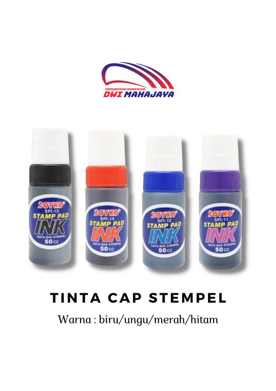 Tinta Cap Stempel (Harga sudah termasuk pajak dan ongkir lokal) - Ungu