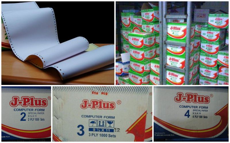 Kertas Continuous Form (91/2 X 11, 3ply 500 sheet)