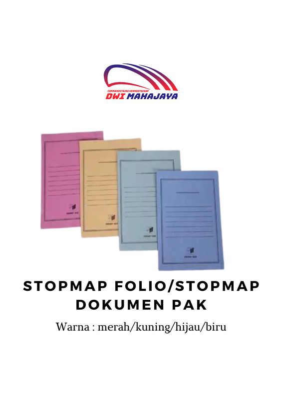 Stopmap Folio/Stopmap Dokumen satuan (Harga sudah termasuk Pajak dan ...