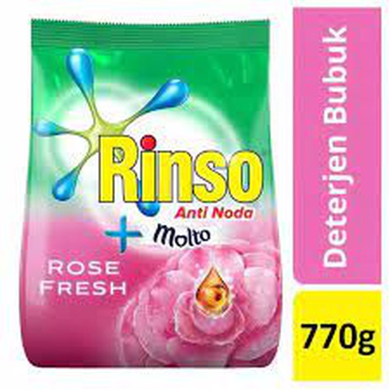 Rinso Molto Bubuk Fresh Rose 770 gr