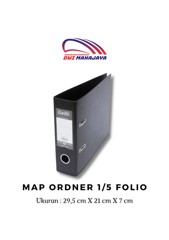 Map Ordner 1/5 Folio (Harga termasuk Pajak dan Ongkir Lokal)