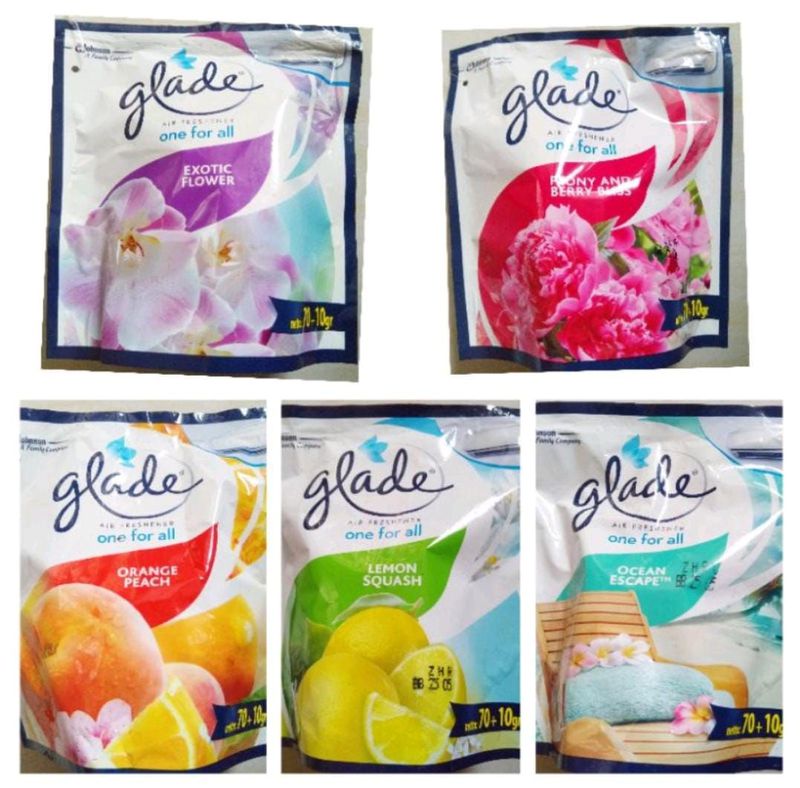 pengharum ruangan (glade one for All 70 gr + 10gr