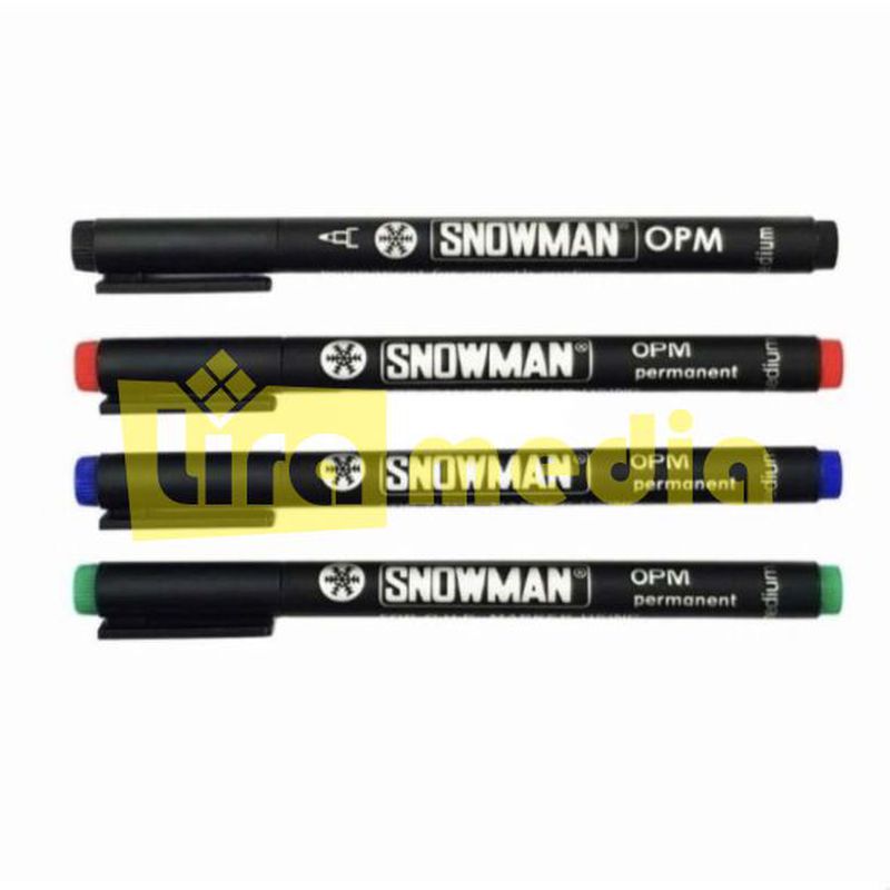 Spidol OHP / OPF Snowman (Kotak / Lusin)