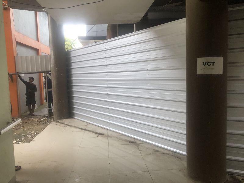 Pemasangan 1 m2 seng Galvalum
