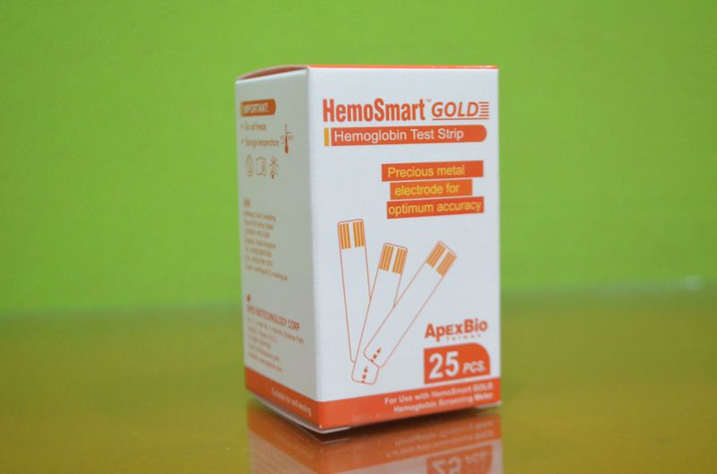 HemoSmart Gold Hemoglobin Test Strip
