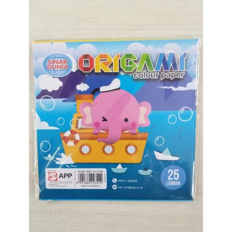 Origami 12x12 Sidu Isi 25 Lembar