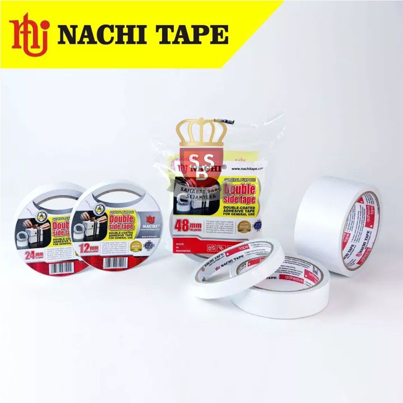 ISOLASI BOLAK BALIK / DOUBLE TAPE NACHI TANGGUNG