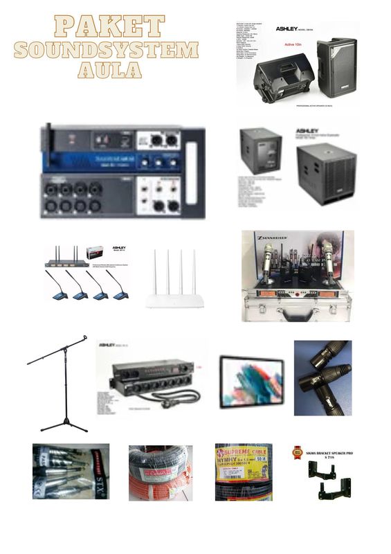 Paket Soundsytem Aula