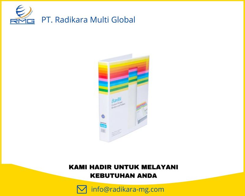 Bantex Insert Ring Binder F4 (Folio) White #8563