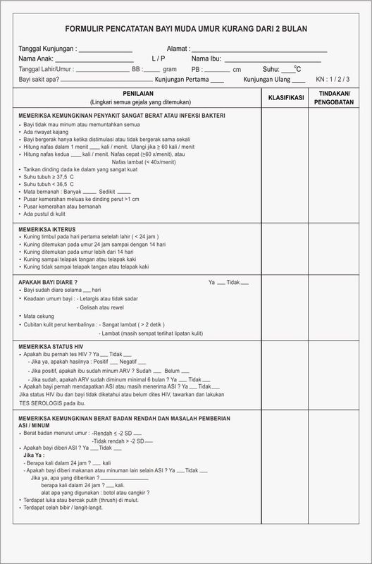 Form Pemeriksaan MTBS Pus. Ngemplak II