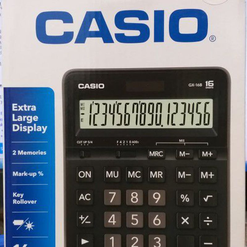 Calculator 16 Digit dual memory