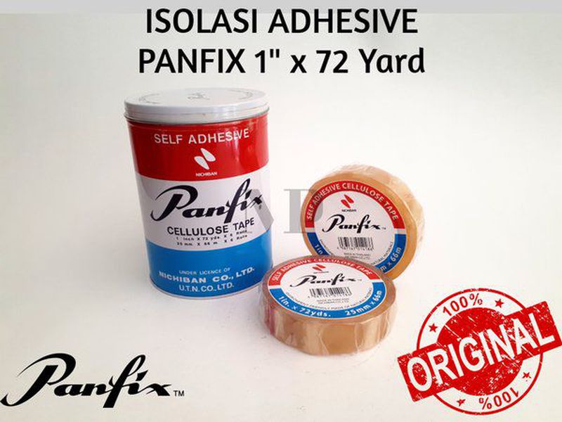 Selotip Panfix Cellulose Tape 1 inch x 72 yards