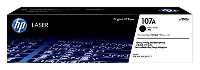 HP 107A Black Laser Toner Cartridge (W1107A)