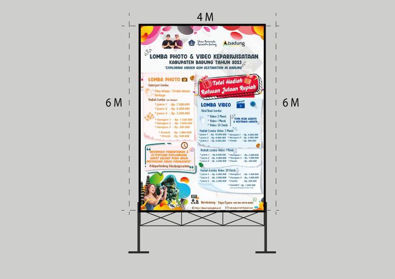 Baliho atau Banner atau Spanduk Outdoor