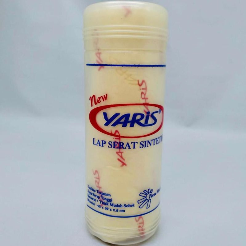Kain lap kuning + tabung merk Yaris