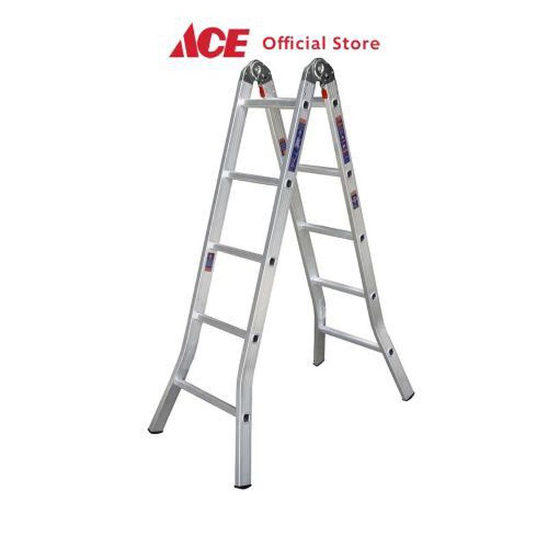Tangga fix step Ace Hardware Tangga lipat alumunium Two Joint 5 Step