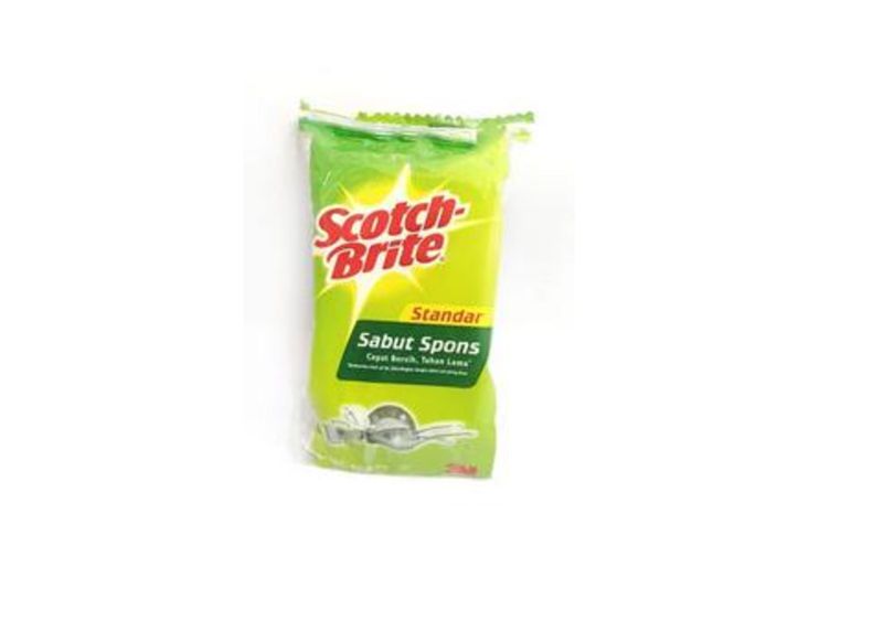 3M Scotch Brite Sabut Spons Cuci Piring Basic ID T36