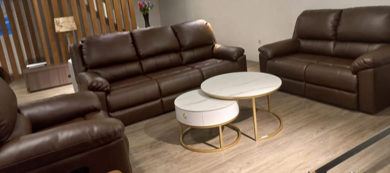 Kursi sofa Tamu Kantor (Pejabat) L dan Meja Tamu
