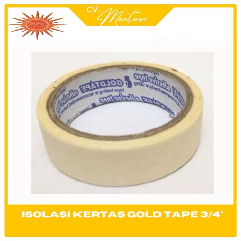 ISOLASI KERTAS GOLDTAPE 3/4