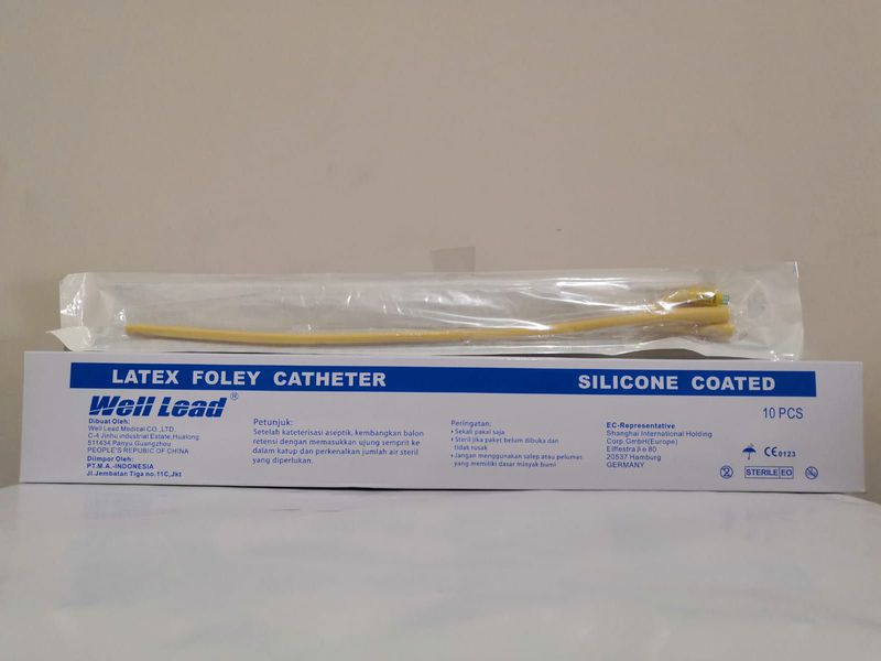 Foley Catheter 3 Way Well Lead - Fr18