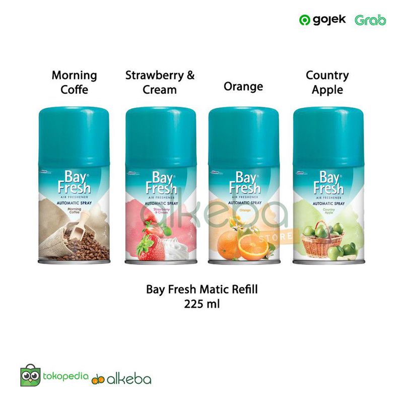 Bayfresh Matic Bay Fresh 225 ml Pengharum Ruangan Spray all variant