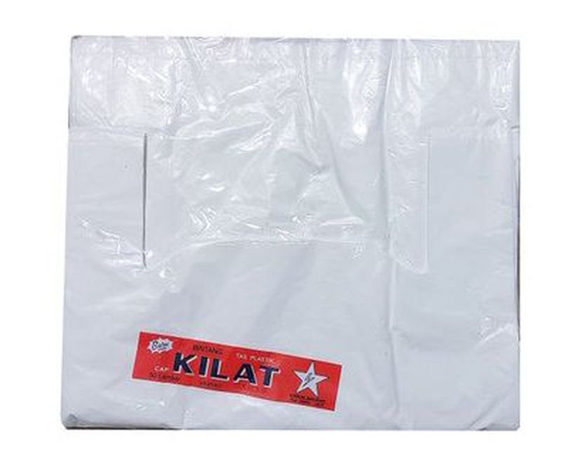 Bintang Kilat Kresek Kecil Putih Ukuran 15