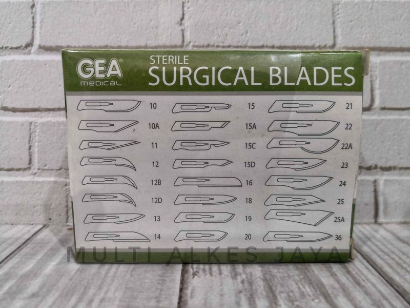 Surgical Blade / Bisturi / Pisau Bedah Merk GEA - Bisturi No. 13
