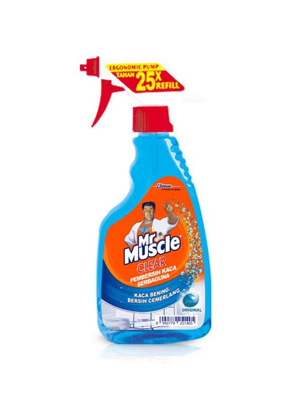 MR MUSCLE PEMBERSIH KACA 500ML - Original