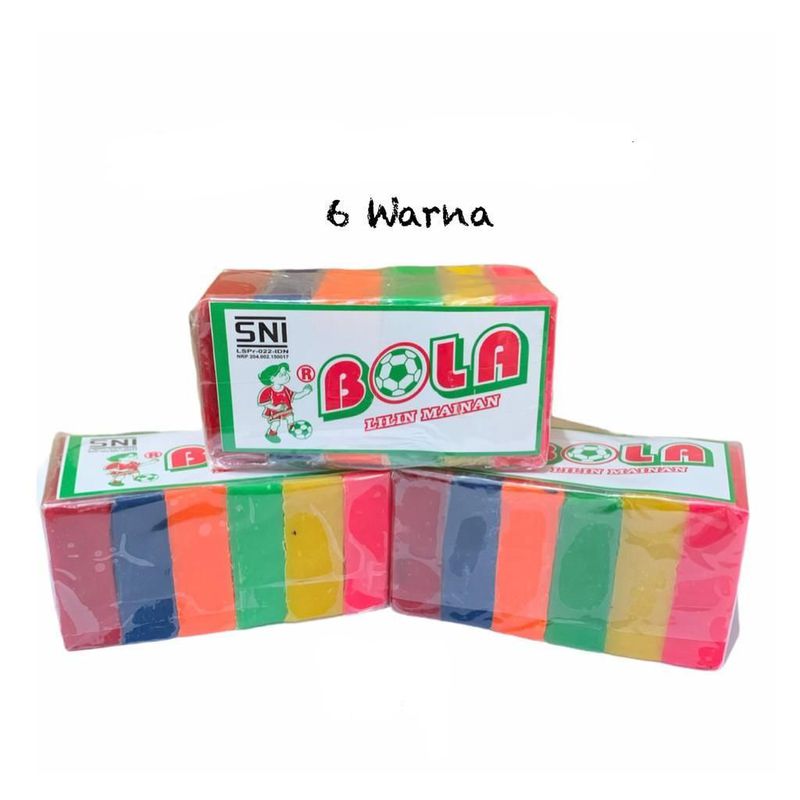 Plastisin Besar 6 Warna