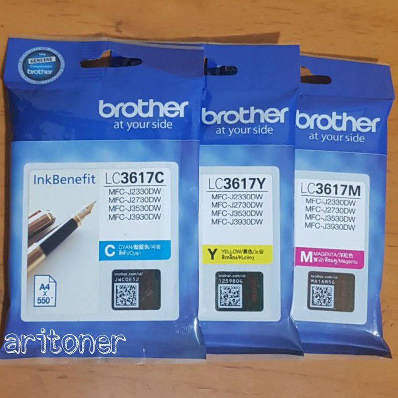 Catridge Tinta Brother LC3617 CMY