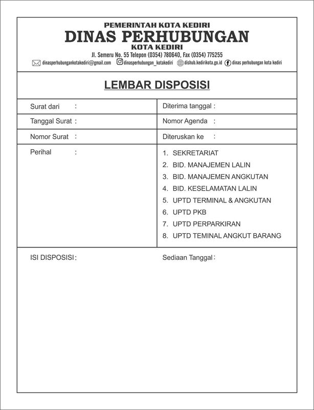 LEMBAR DISPOSISI