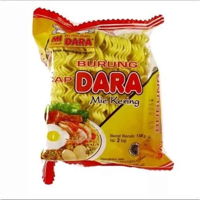 Mie Telor Cap Burung Dara, 136g