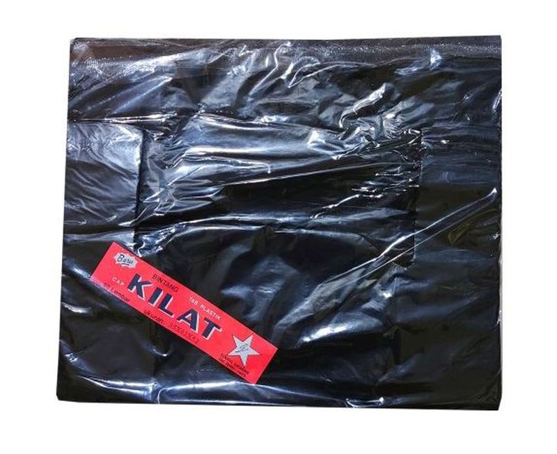 Bintang Kilat Hitam Besar Ukuran 40