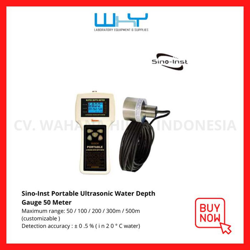Sino-Inst Portable Ultrasonic Water Depth Gauge