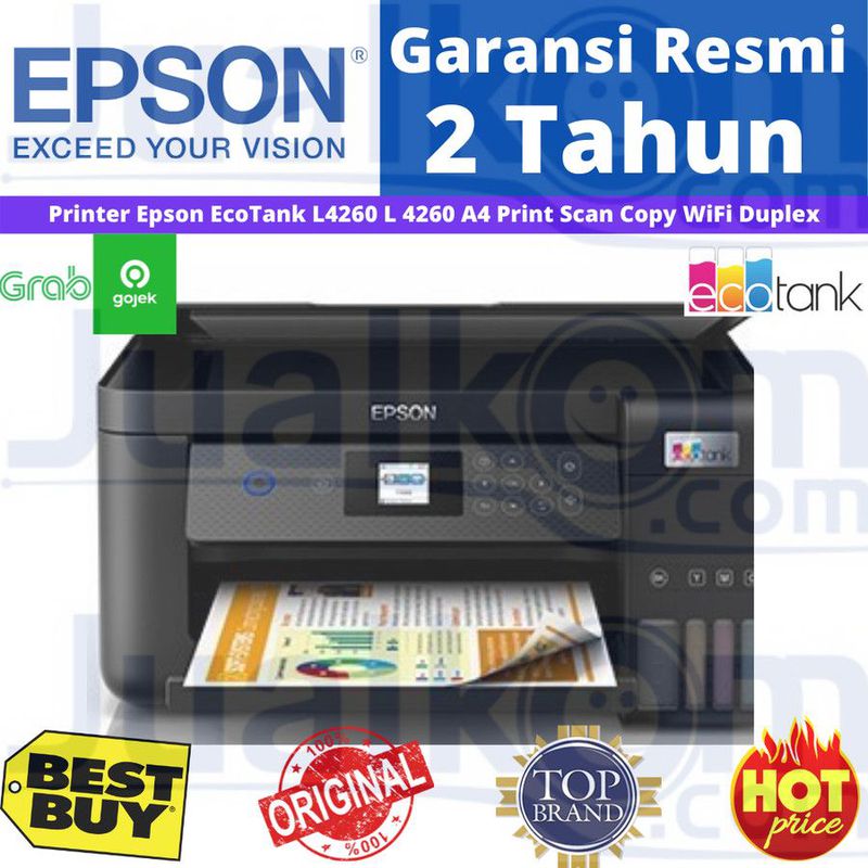 Printer Epson EcoTank L4260 Wi-Fi All-In-One Ink Tank New