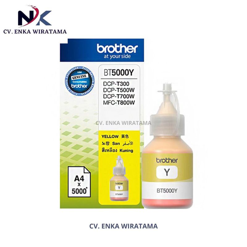 Tinta Brother BT5000 Yellow