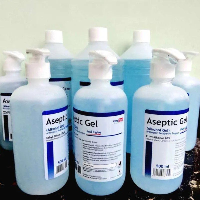 Onemed Antiseptic Gel Hand Sanitizer 500ml Botol