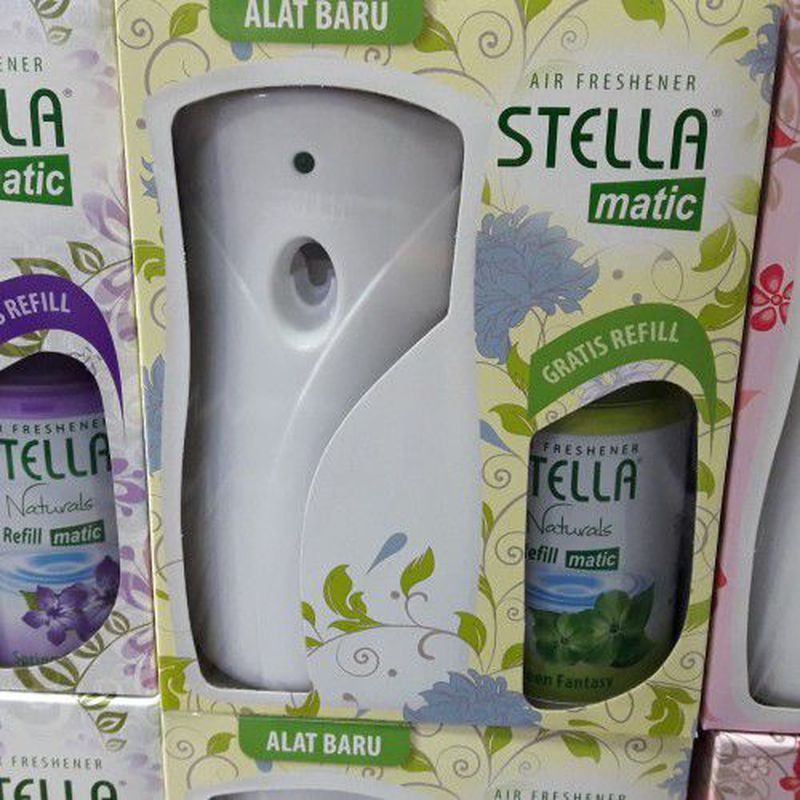 Pengharum ruangan (stella Matic + Refil 225ml + batrai)