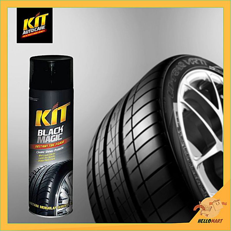 Kit Black Magic Tire Gel 500 ml / Kit Semir Ban Mobil