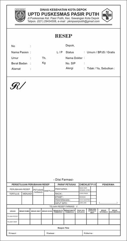 Kertas Resep (3 Buku)