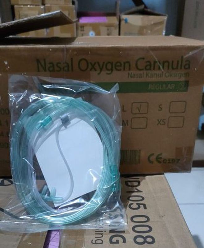 Nasal Oksigen Kanula Hijau (Regular) gea - L