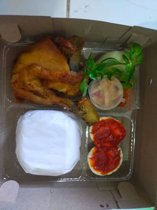 nasi kotak ayam goreng