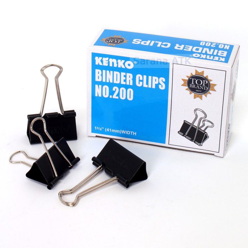 BINDER CLIPS Zrm NO. 200 ( 1 5/8 Inchi, 41mm )